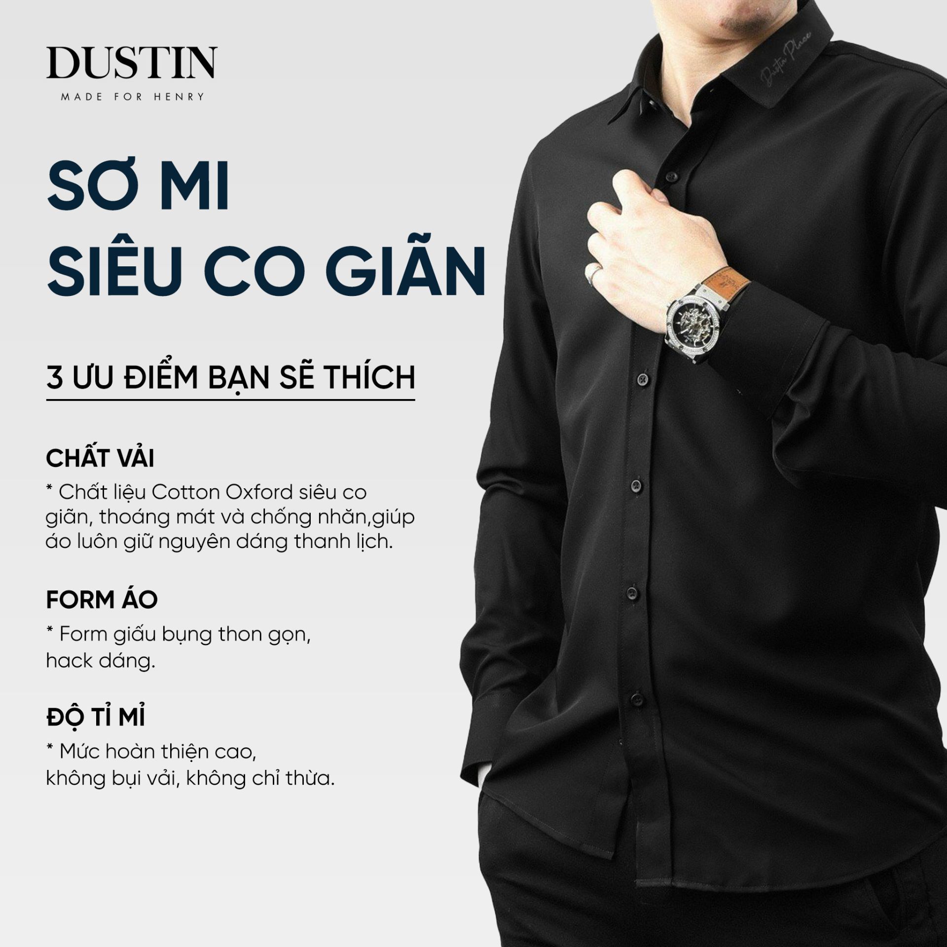Sơ Mi Dustin Signature Collar - Dustin Place - Real Soul | Real Value