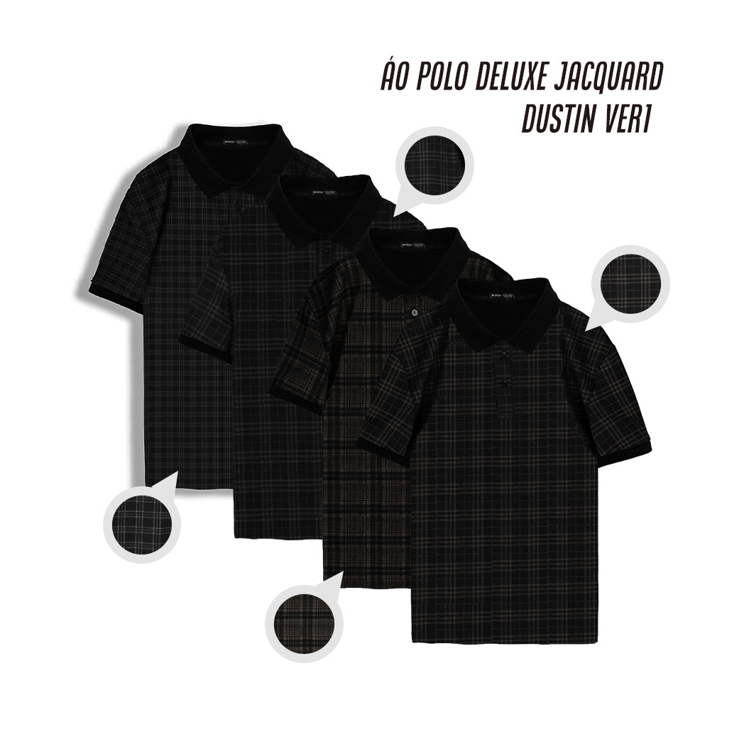 Áo Polo Smallbox Deluxe Jacquard Dustin - Dustin Place - Real Soul ...